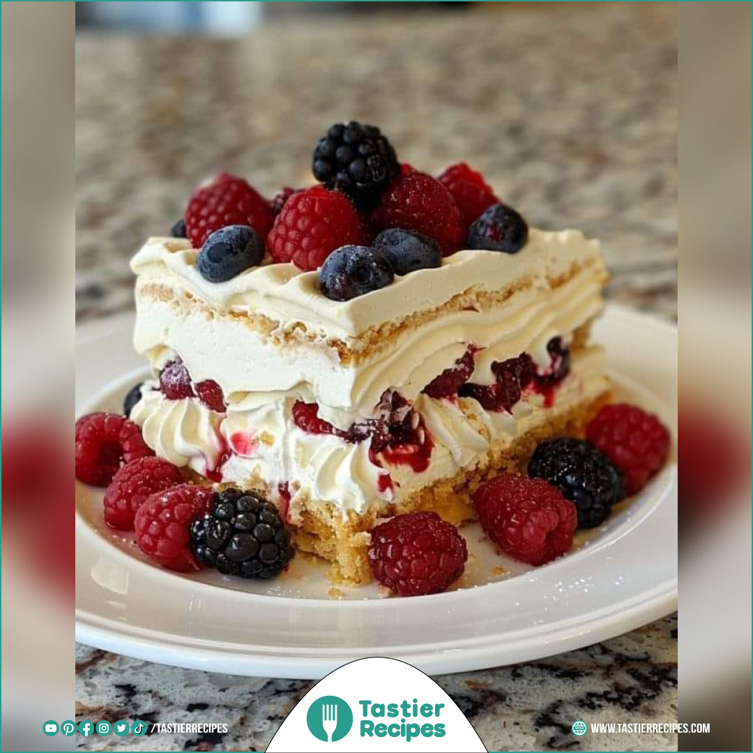 Lemon Berry Icebox Cake Recipe for a Refreshing Dessert